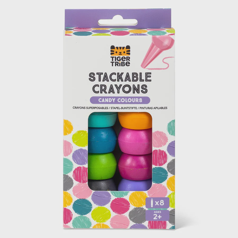 Tiger Tribe - Stackable Crayons - Candy Colours – Fox in Sox Kids
