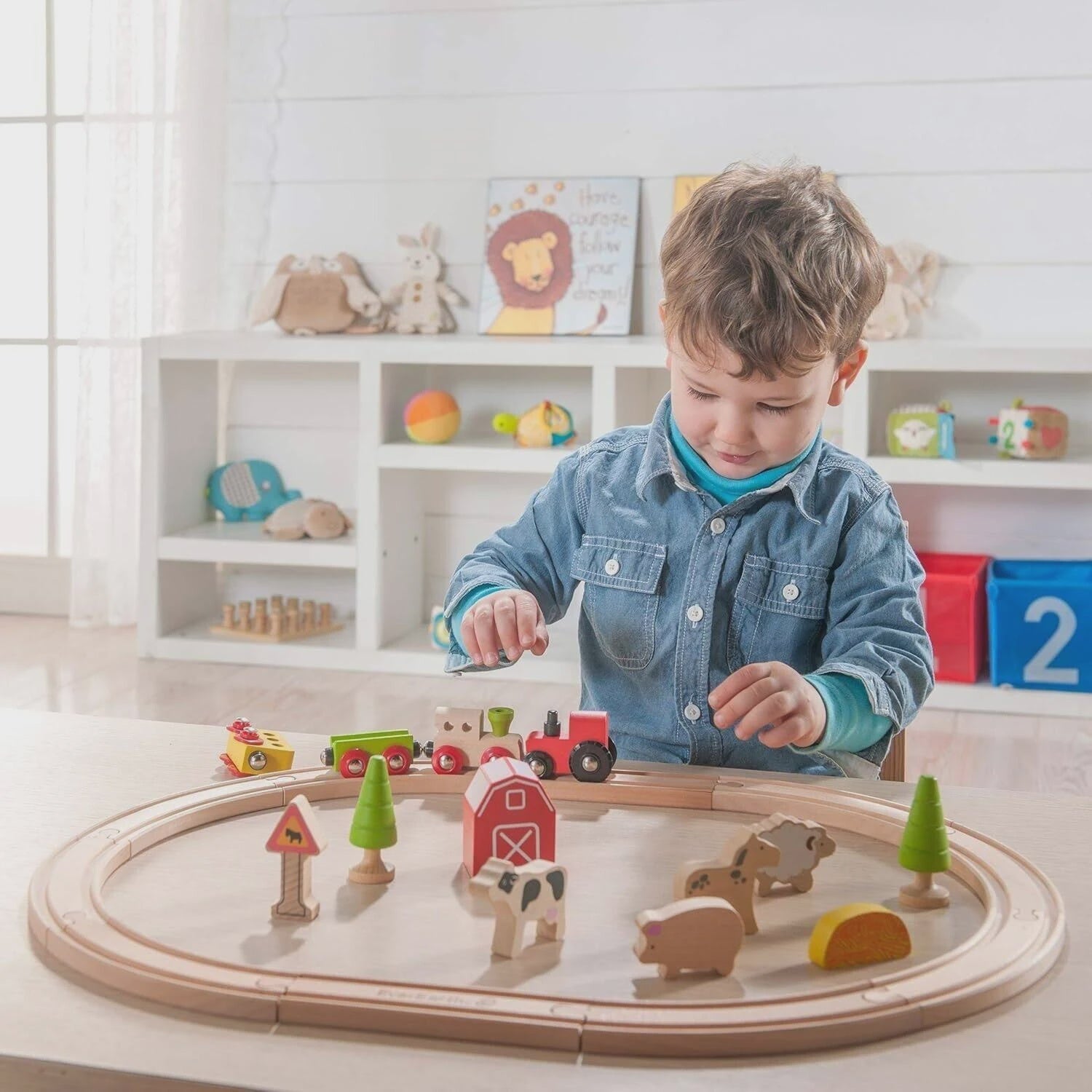 EverEarth - Farm Train Set – Fox in Sox Kids
