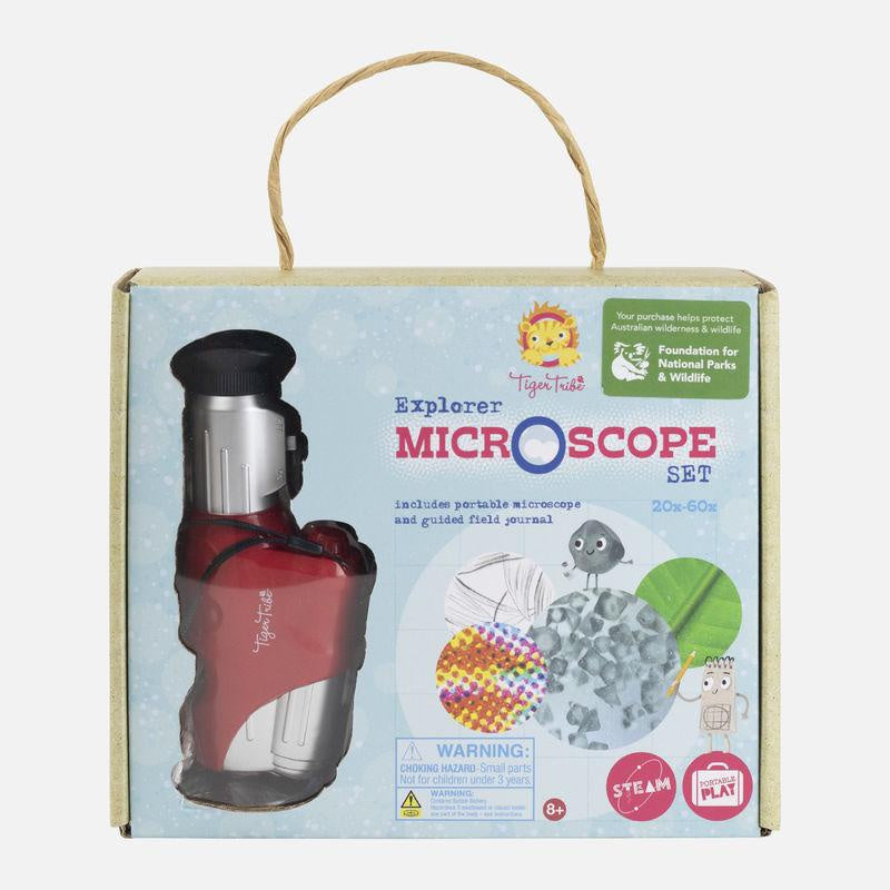 Tiger Tribe - Explorer Microscope Set – Fox in Sox Kids