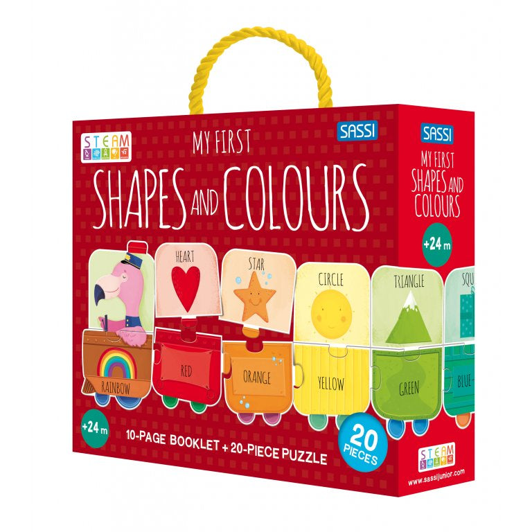 Sassi - My First Shapes & Colours Puzzle & Book Set – Fox in Sox Kids